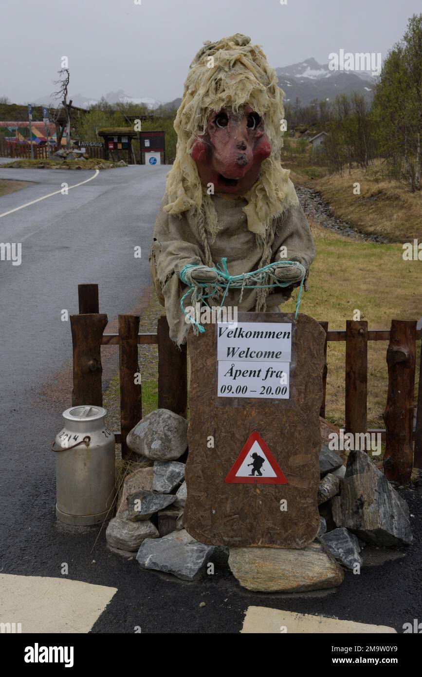 Senjatrollet on Norway's second largest island Senja Stock Photo - Alamy