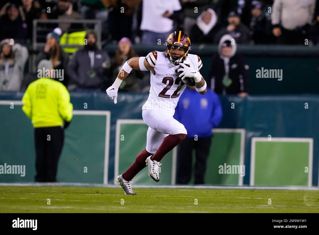 Washington Commanders' Darrick Forrest in action during an NFL football ...