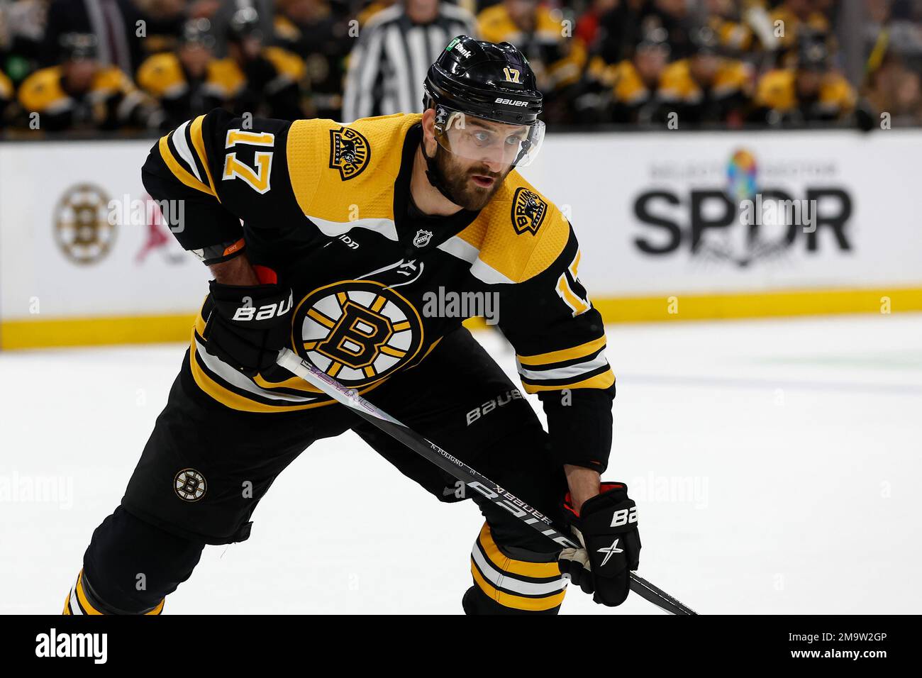 Boston Bruins' Nick Foligno during the second period of an NHL hockey ...