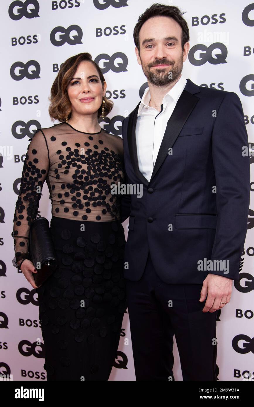 Samantha Thomas and Charlie Cox pose for photographers upon arrival at ...