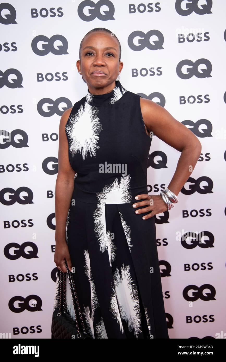 Deirdre Findlay poses for photographers upon arrival at the GQ Men of ...