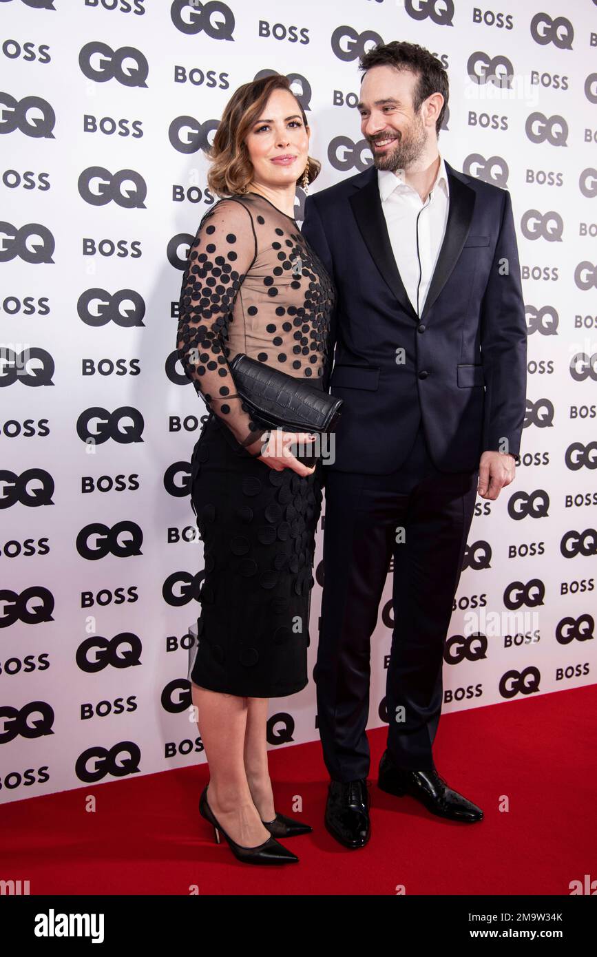 Samantha Thomas and Charlie Cox pose for photographers upon arrival at ...