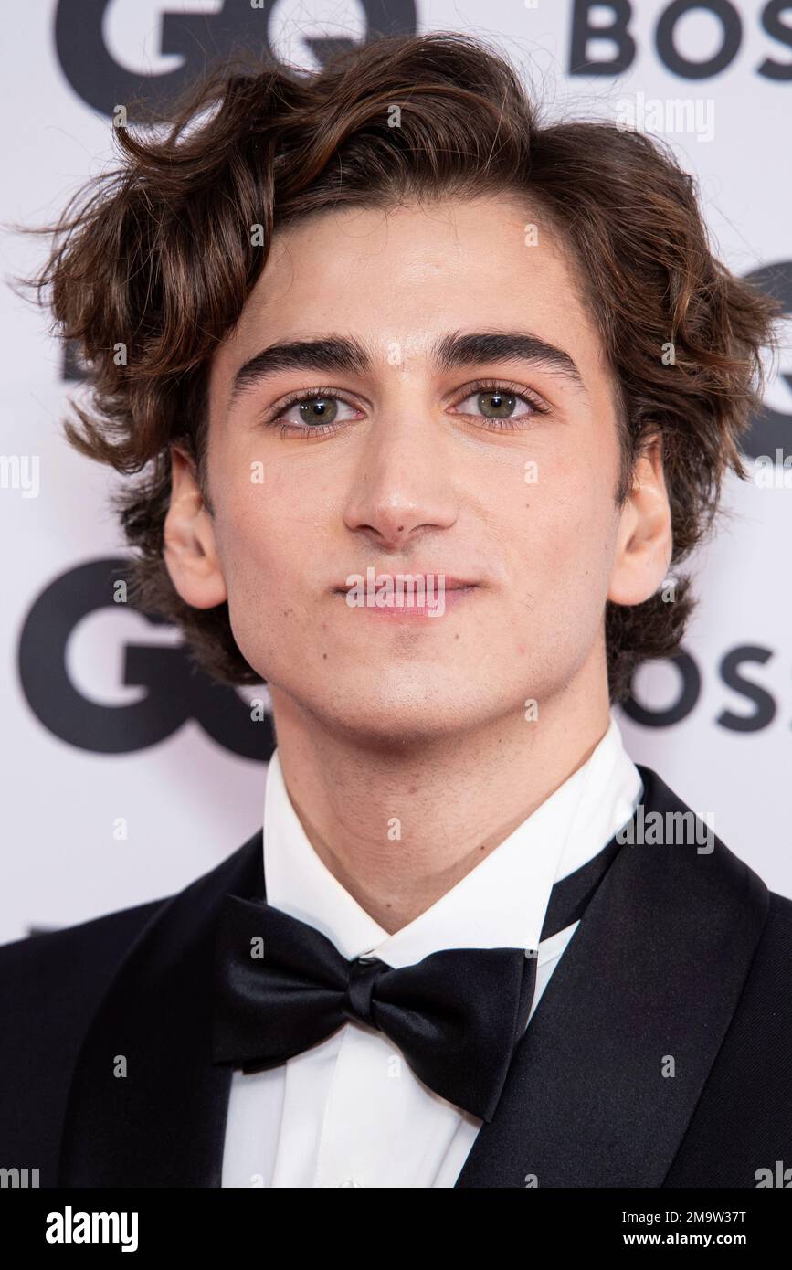 Sebastian Croft poses for photographers upon arrival at the GQ Men of ...