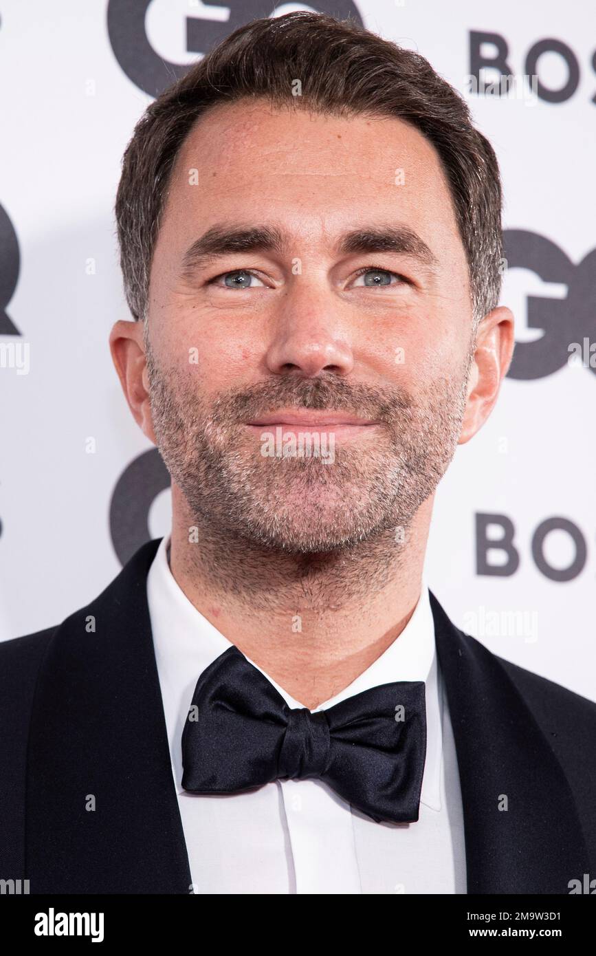 Eddie Hearn poses for photographers upon arrival at the GQ Men of the ...