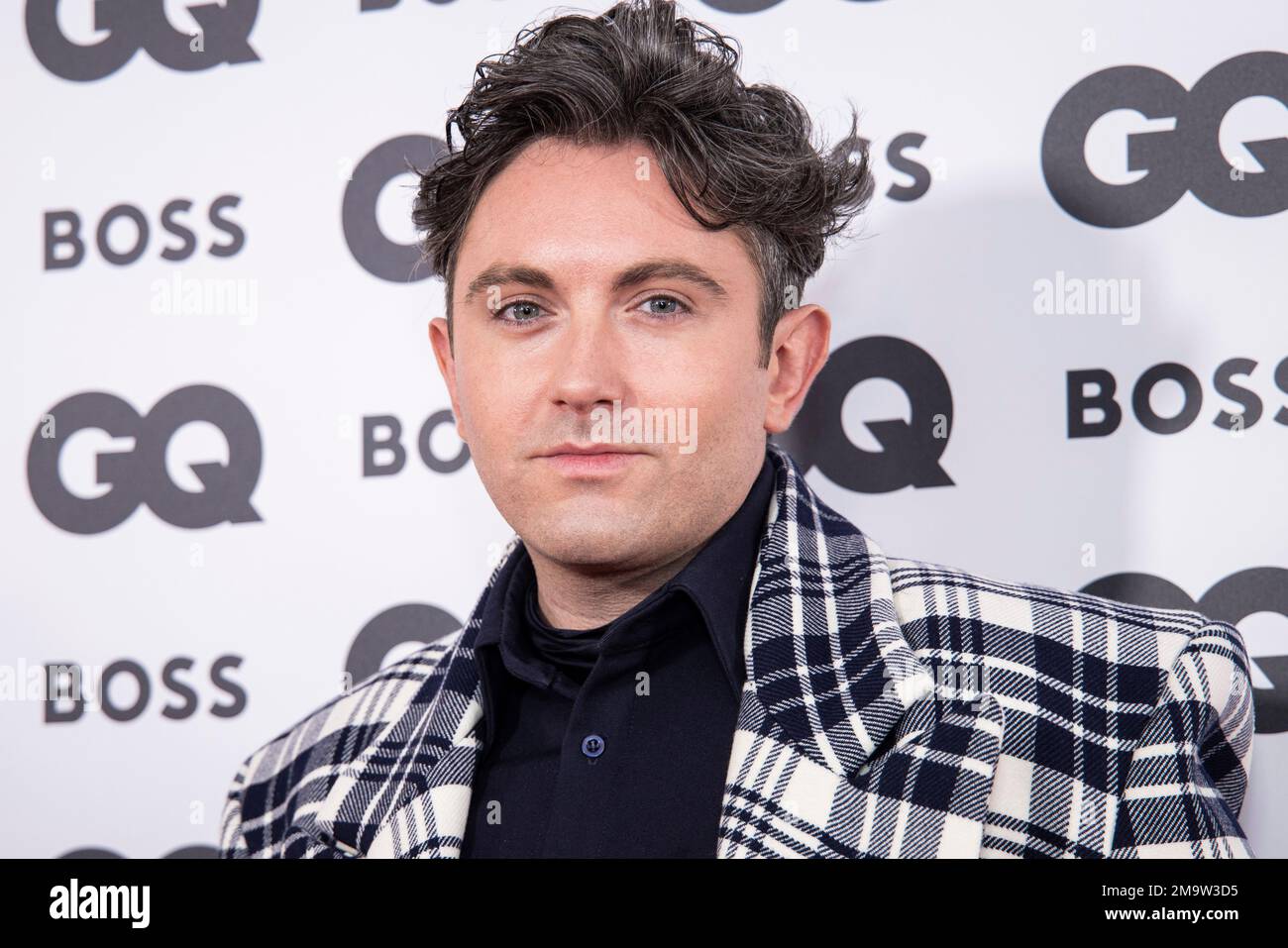 Daniel Fletcher poses for photographers upon arrival at the GQ Men of ...