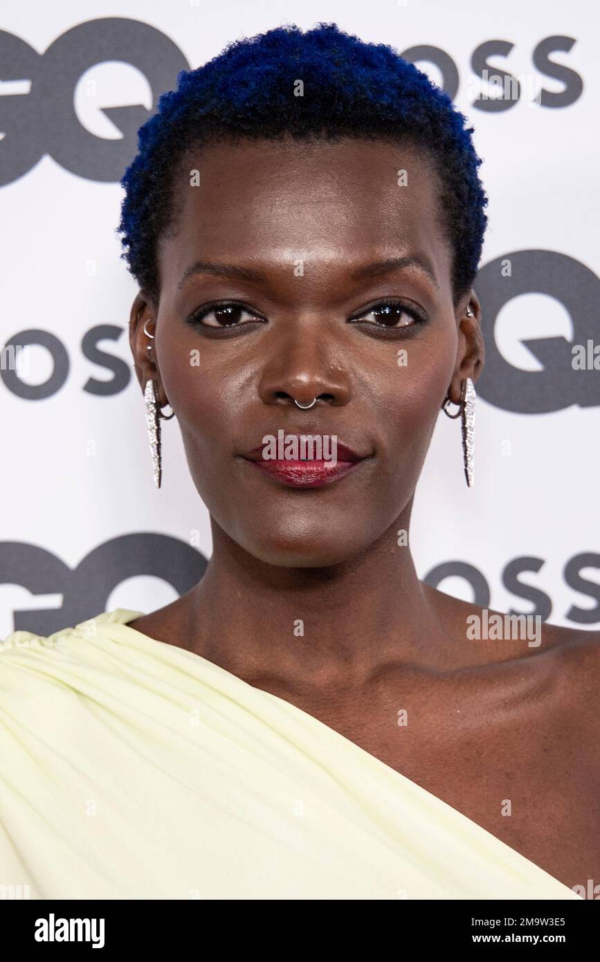 Sheila Atim poses for photographers upon arrival at the GQ Men of the ...