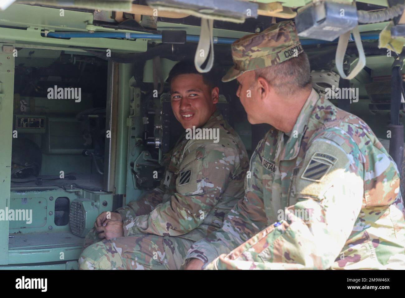 Major General Charles D. Costanza and Command Sergeant Major Quentin V ...