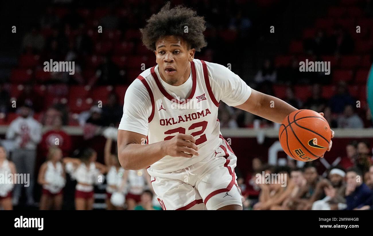 Oklahoma guard C.J. Noland (22) during an NCAA college basketball game ...