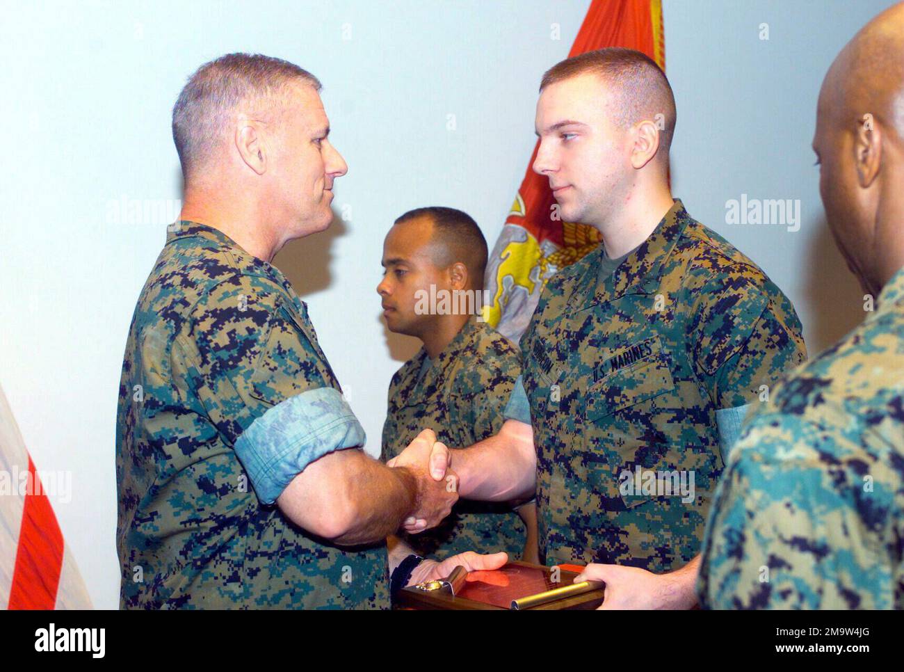 031030-M-5590R-003. US Marine Corps (USMC) Colonel (COL) Michael K. Hicks (left), Chief of Staff ...