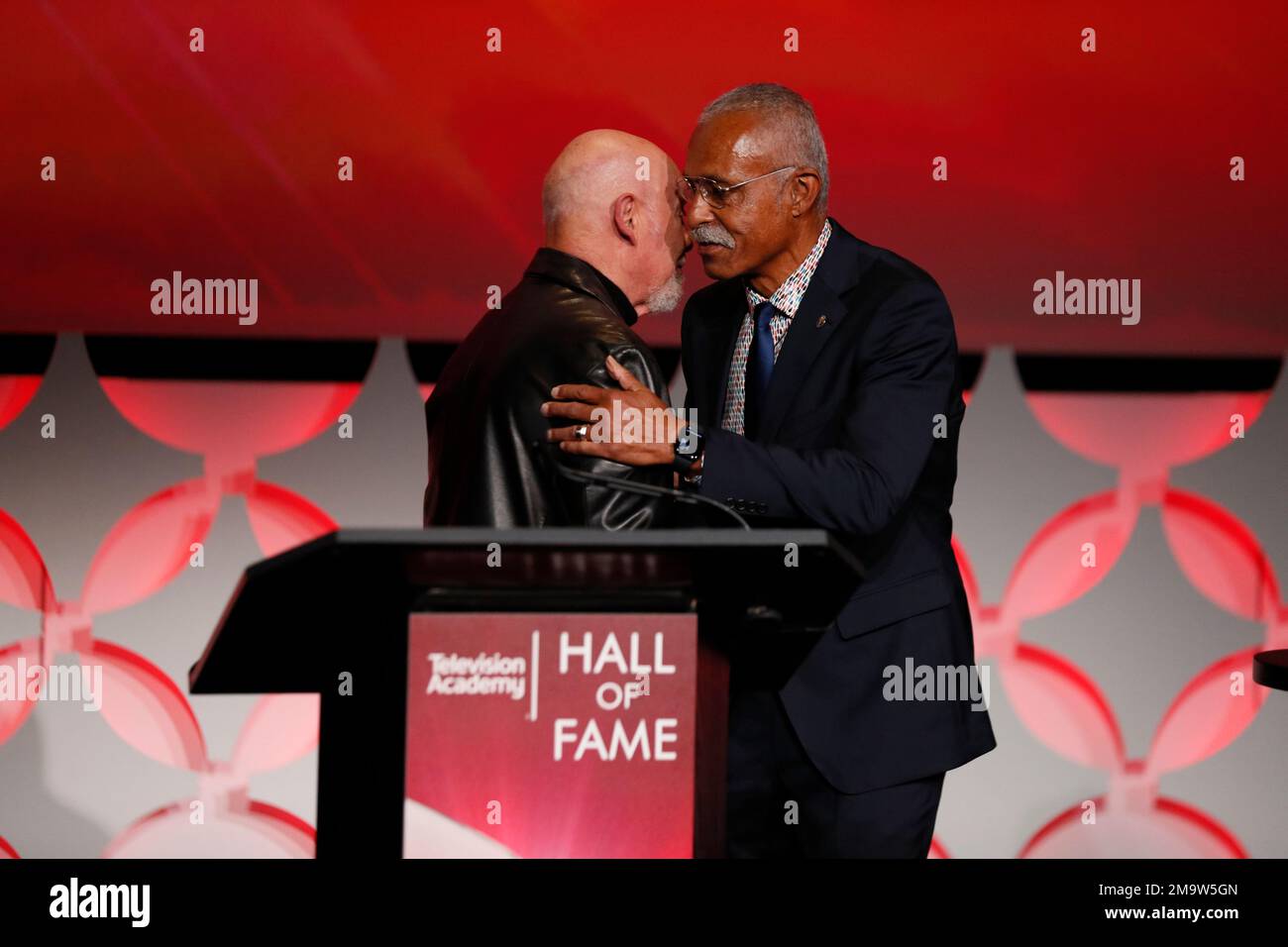 Hector Elizondo introduces Hall of Fame inductee Donald A. Morgan ...