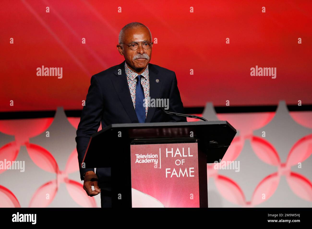 Hall of Fame inductee Donald A. Morgan speaks during the 26th ...