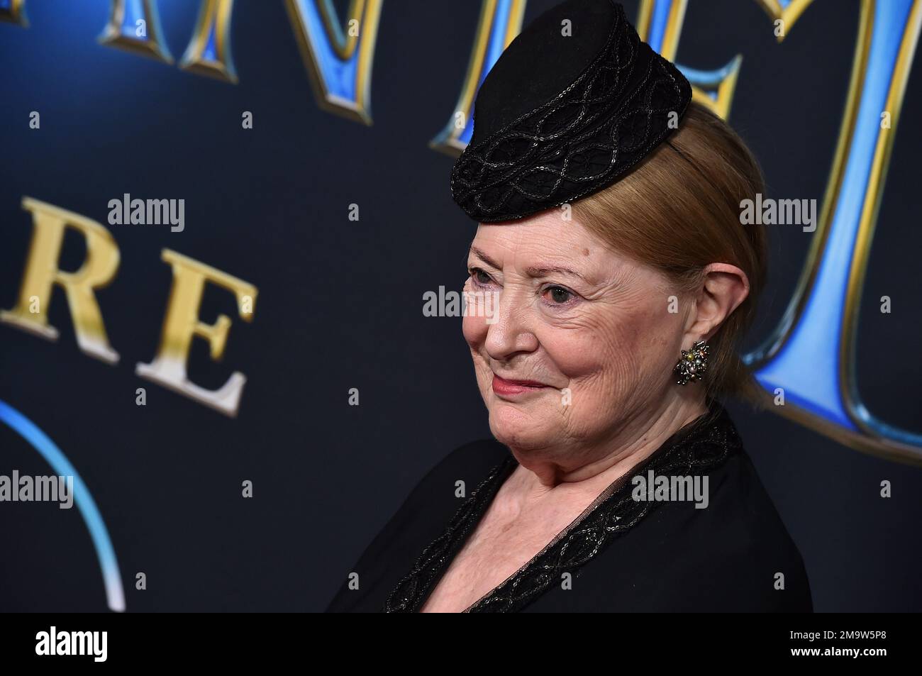 Joan Bergin arrives at the Los Angeles premiere of "Disenchanted ...