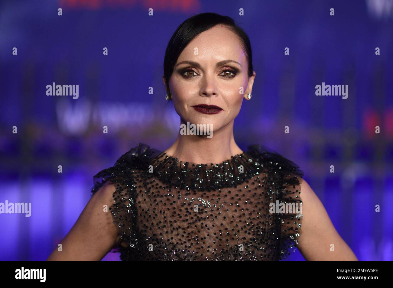 Christina Ricci arrives at the premiere of "Wednesday" on Wednesday ...