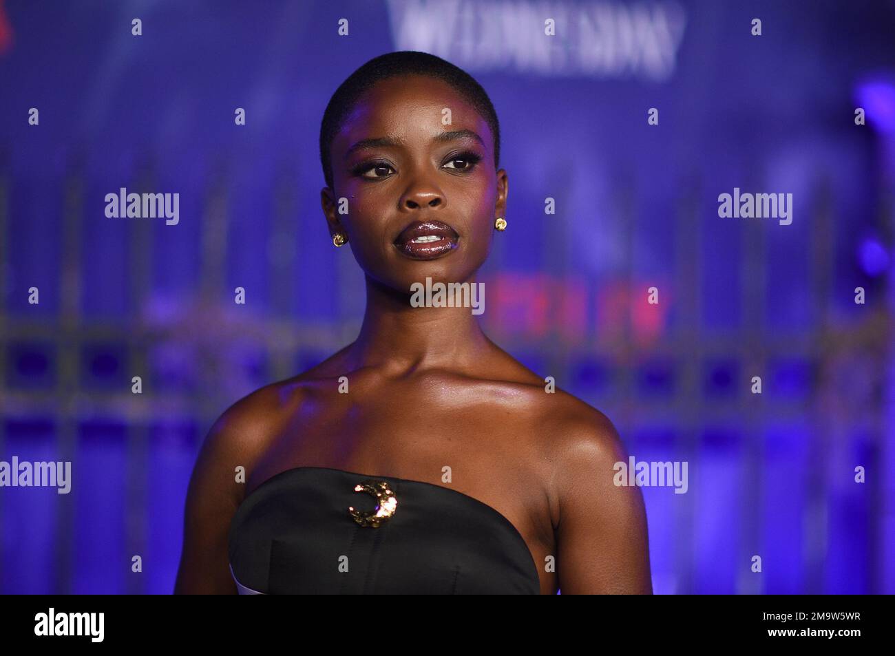 Joy Sunday arrives at the premiere of "Wednesday" on Wednesday, Nov. 16 ...