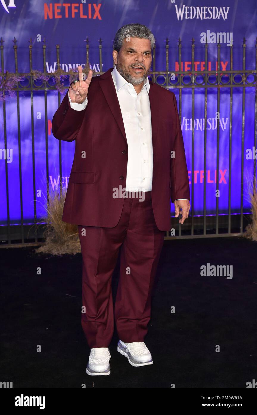 Luis Guzmán arrives at the premiere of "Wednesday" on Wednesday, Nov ...