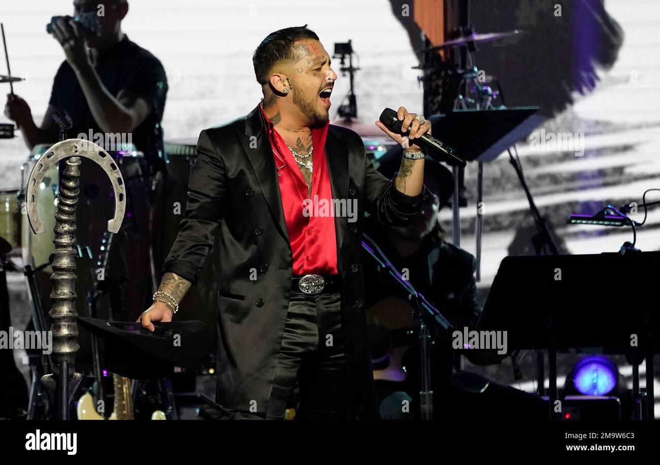 Christian Nodal performs "Mi Eterno Amor Secreto" at the Latin ...