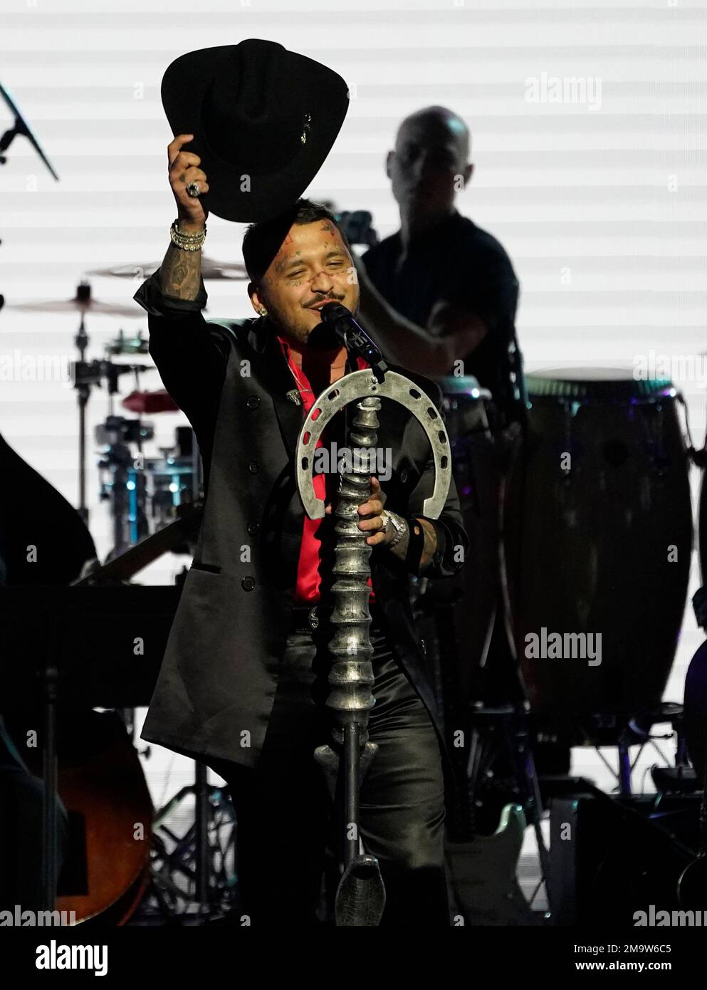 Christian Nodal performs "Mi Eterno Amor Secreto" at the Latin ...
