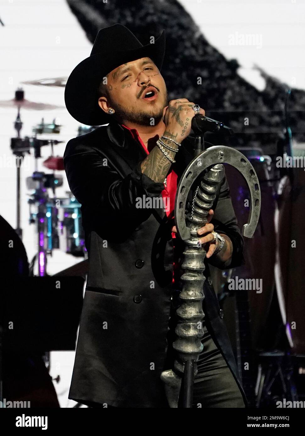 Christian Nodal performs "Mi Eterno Amor Secreto" at the Latin ...