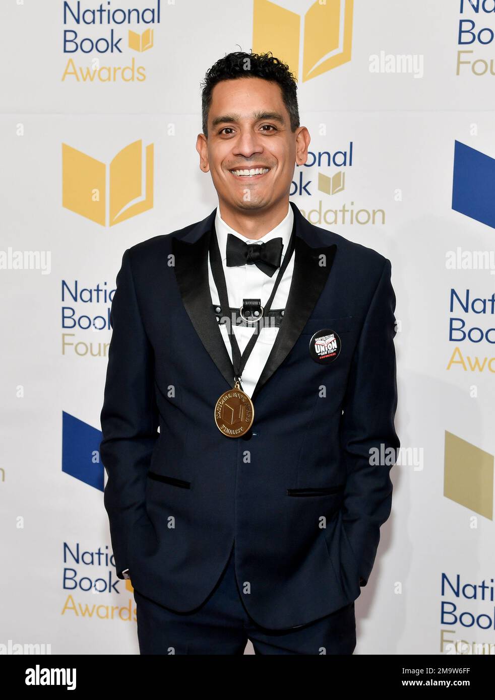 Alejandro Varela attends the 73rd National Book Awards at Cipriani Wall ...