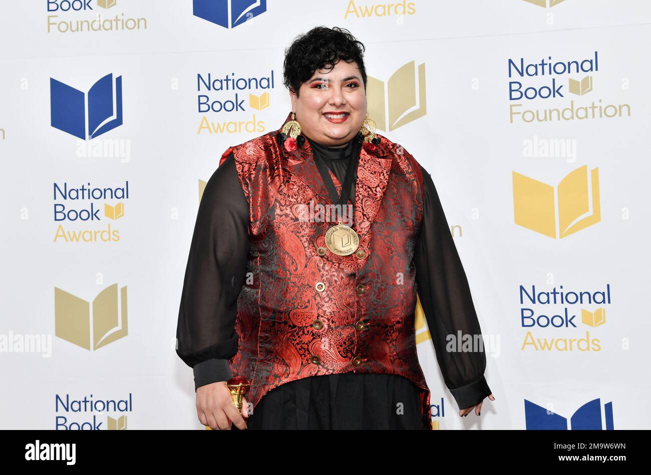 Sonora Reyes attends the 73rd National Book Awards at Cipriani Wall ...