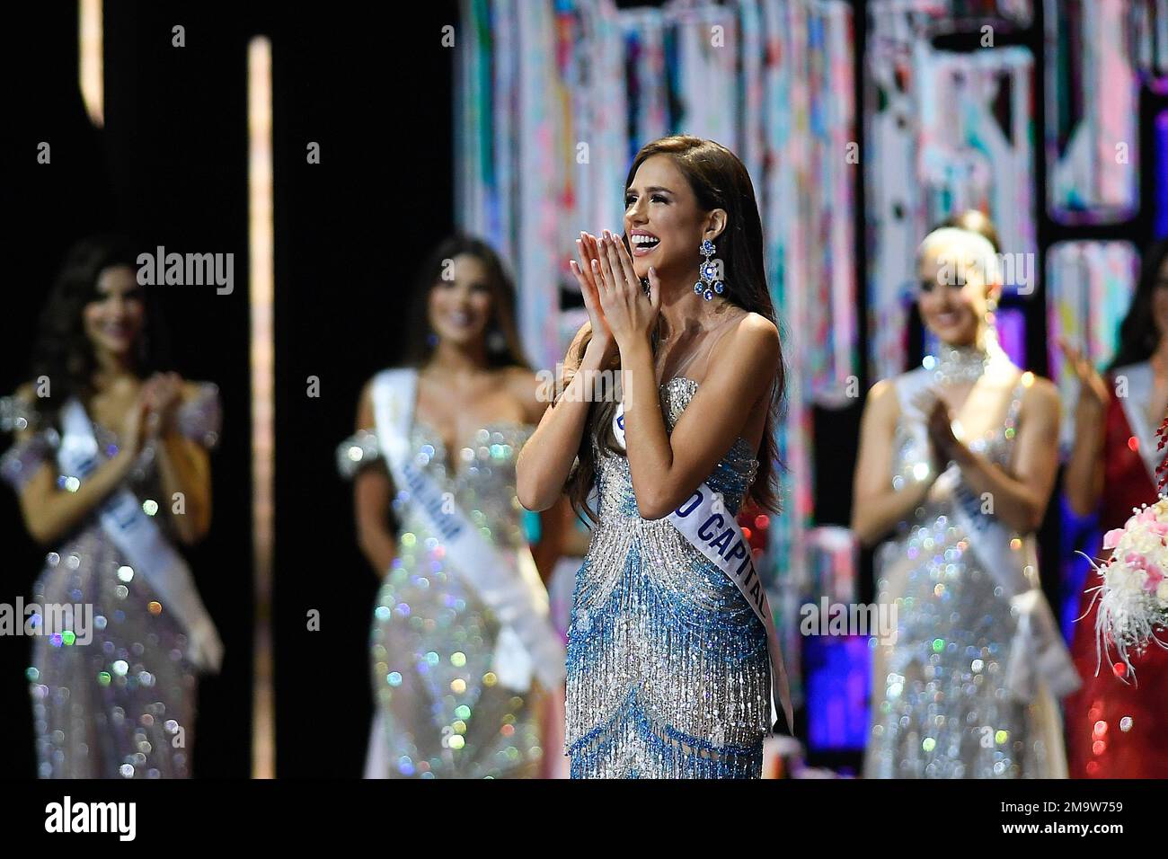 Diana Silva, representing Distrito Capital state, is crowned the winner of the annual Miss ...