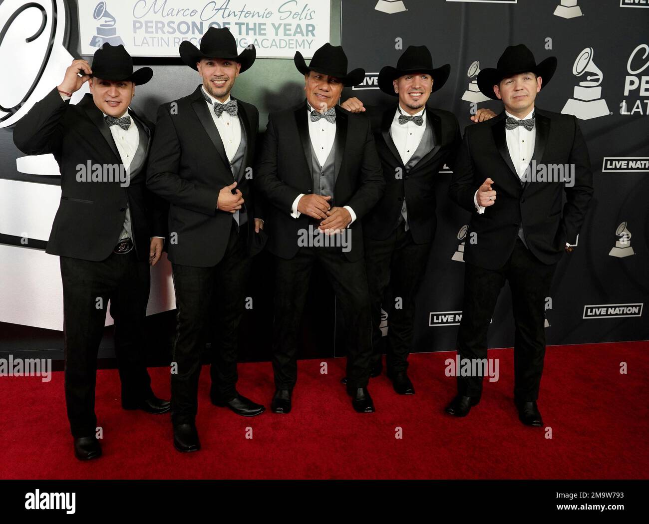 Mexican band Bronco arrive at the Latin Recording Academy Person of the ...
