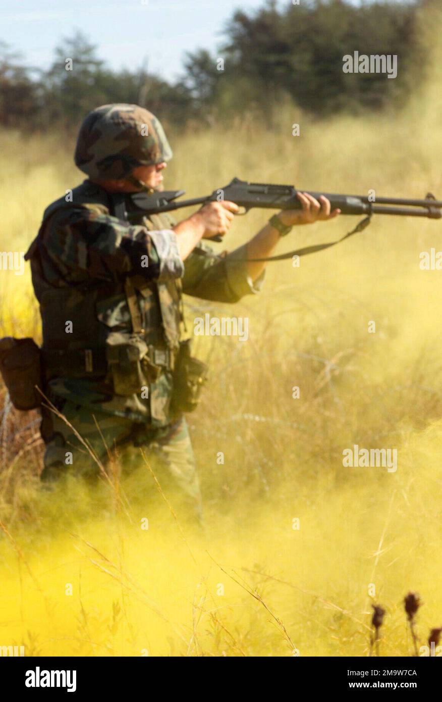 US Marine Corps (USMC) Marine attending the Small Arms Weapons ...