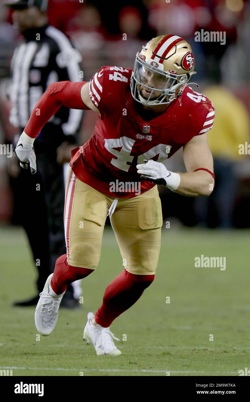 San Francisco 49ers fullback Kyle Juszczyk (44) runs during an NFL ...
