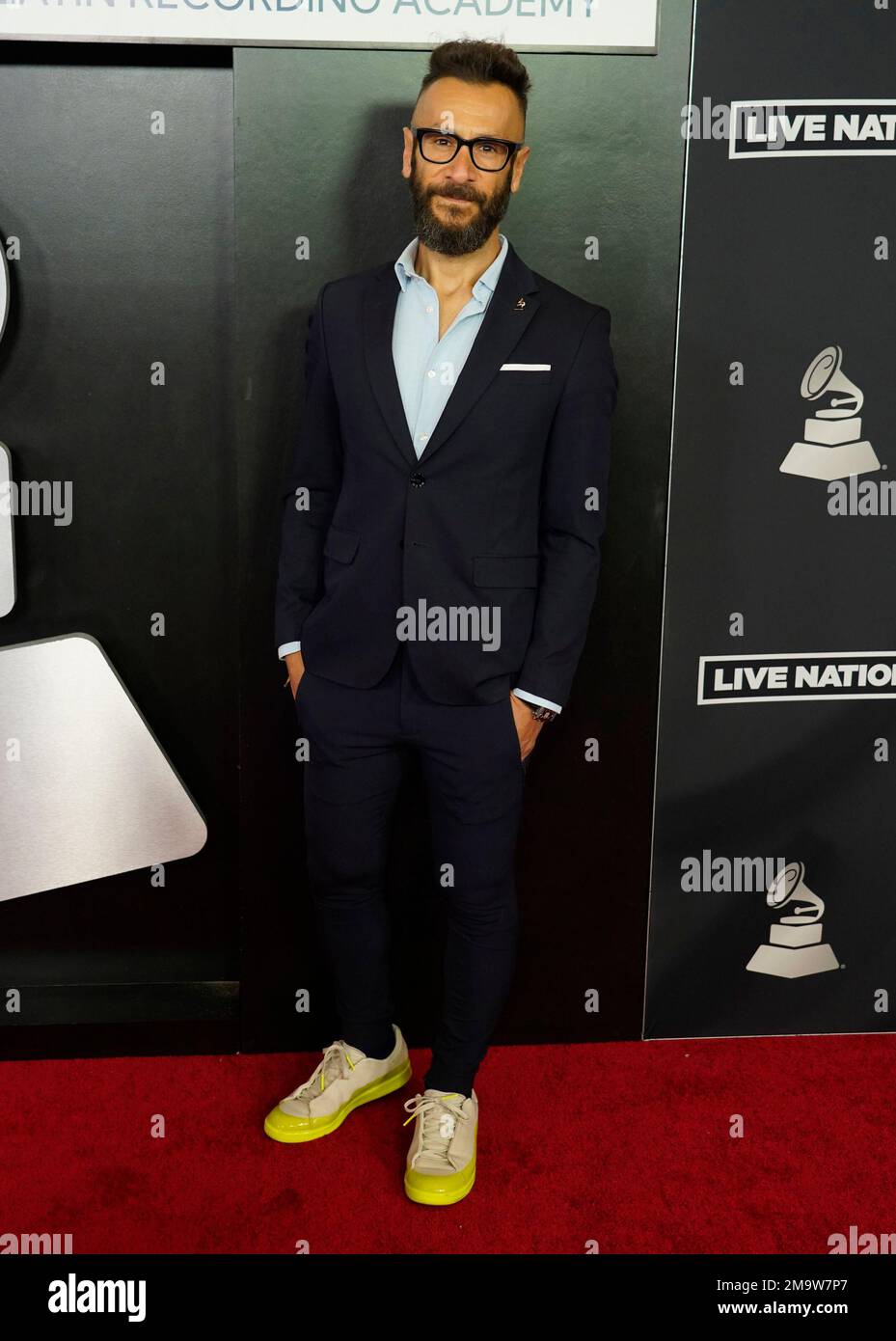 Panos A. Panay, President of The Recording Academy, arrives at the ...