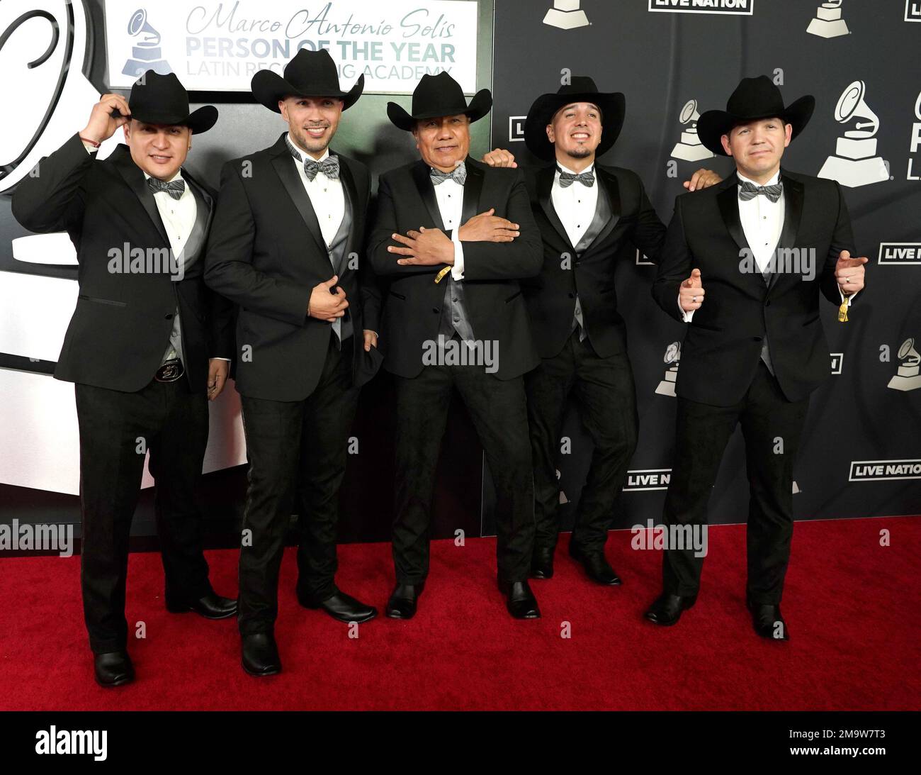 Banda Bronco arrive at the Latin Recording Academy Person of the Year ...