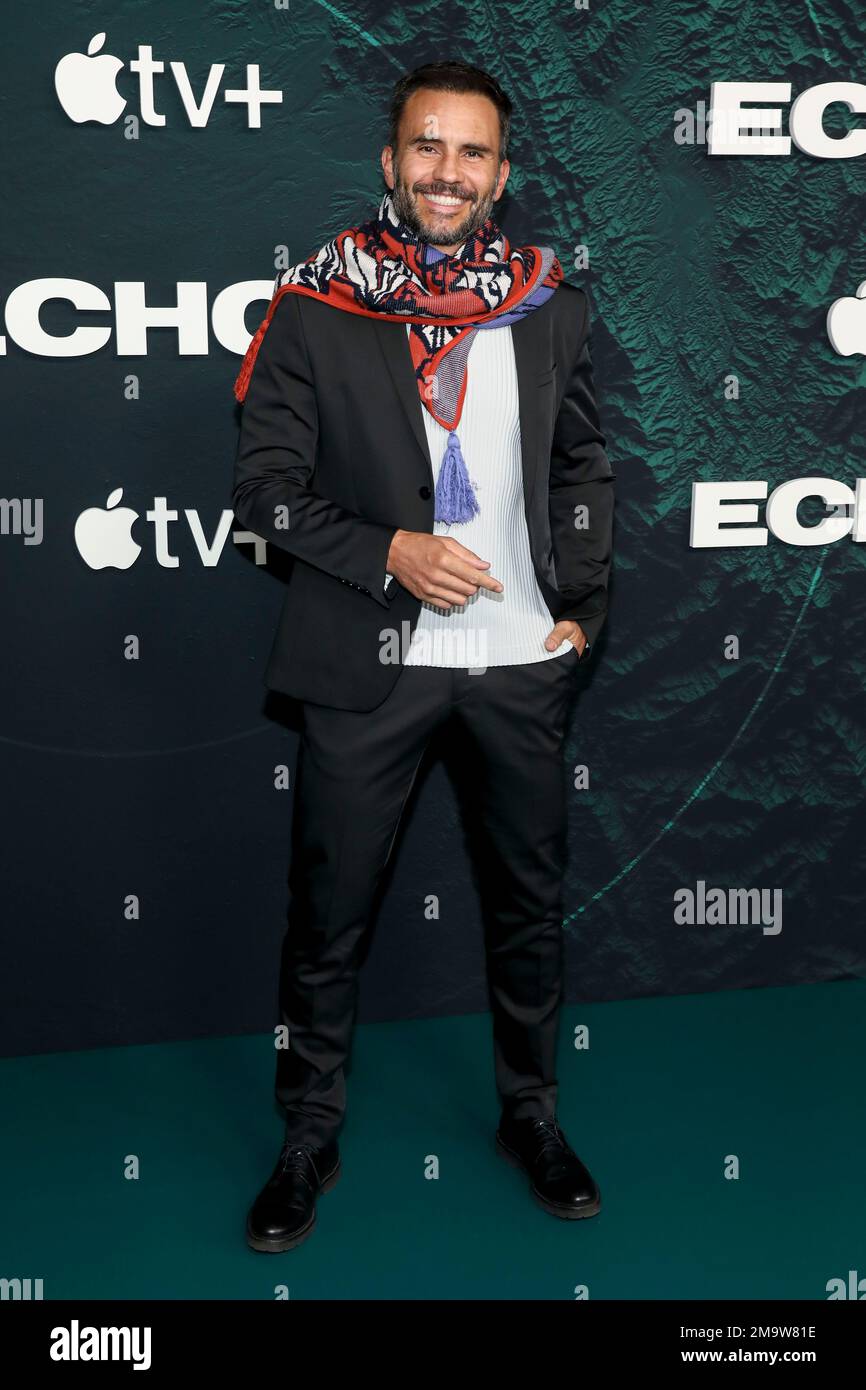 Actor Juan Pablo Raba attends the Apple TV+ series "Echo 3" premiere at ...