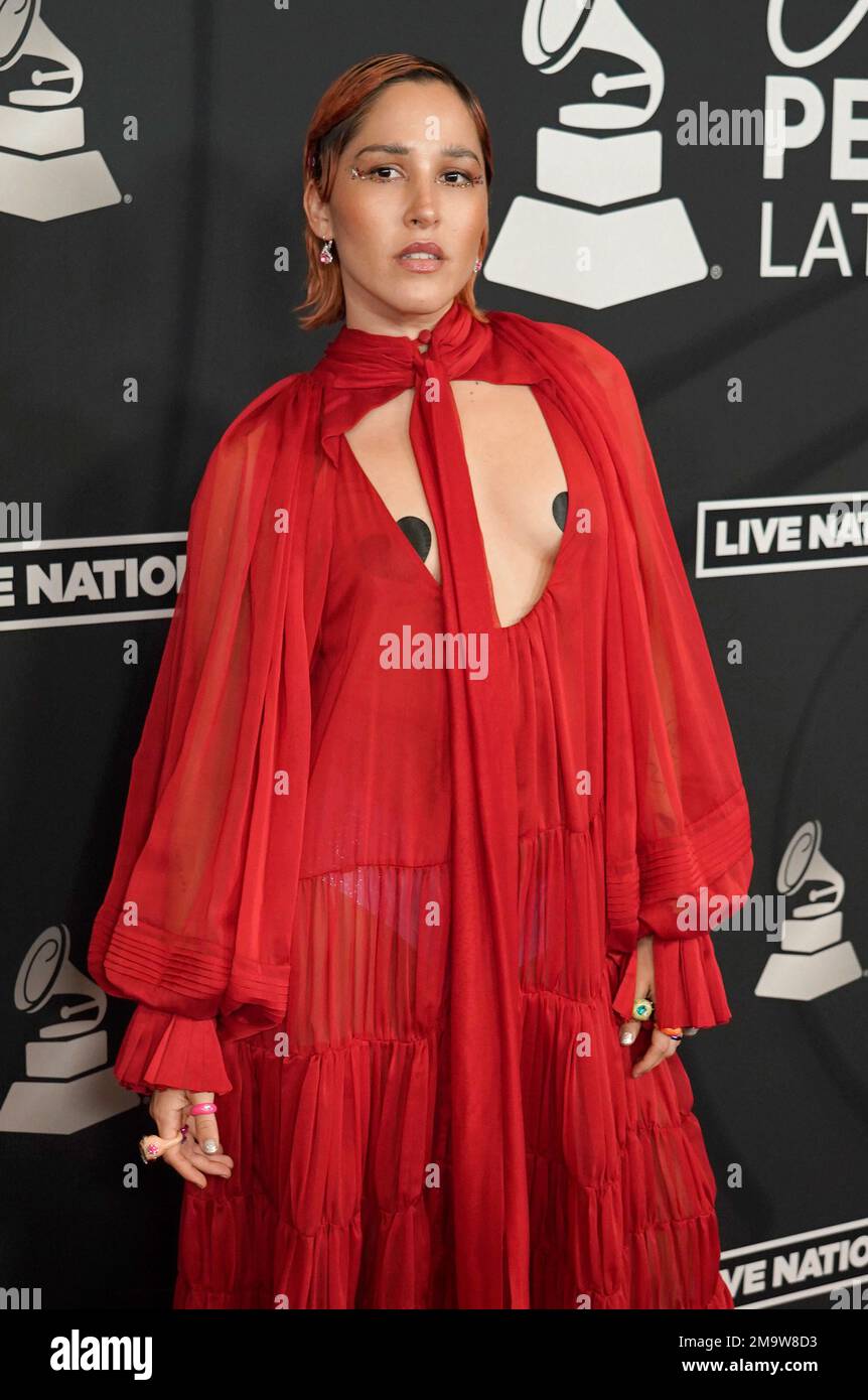 Elsa Carvajal arrives at the Latin Recording Academy Person of the Year ...