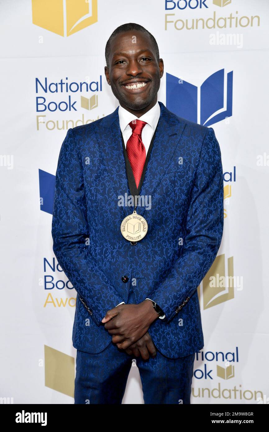 Poetry finalist Roger Reeves attends the 73rd National Book Awards, at ...