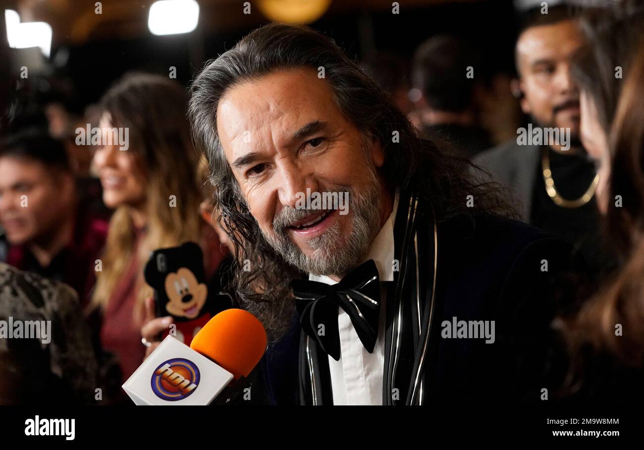 Marco Antonio Solis arrives at the Latin Recording Academy Person of the Year gala in his honor ...