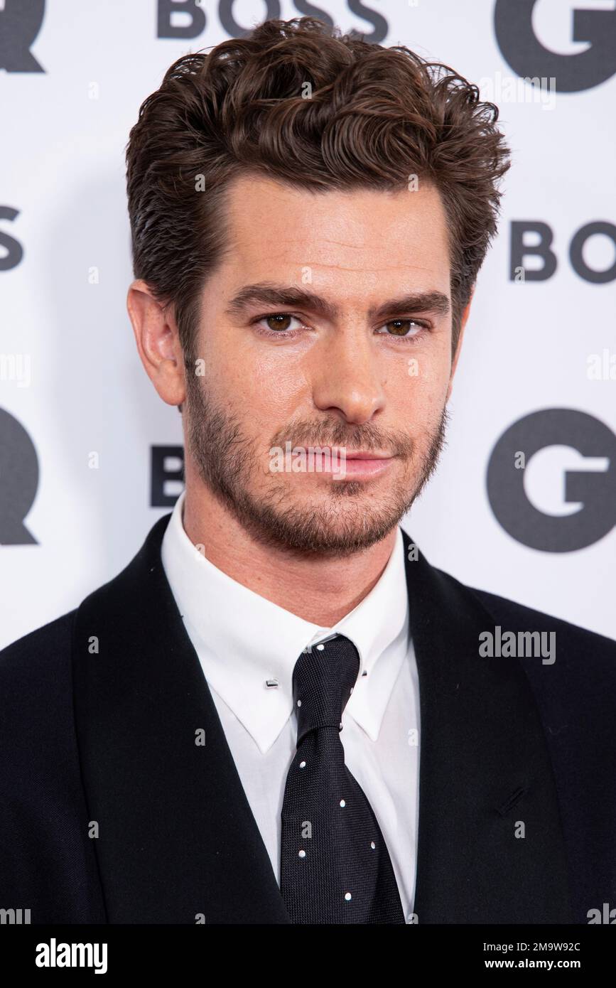 Andrew Garfield poses for photographers upon arrival at the GQ Men of ...