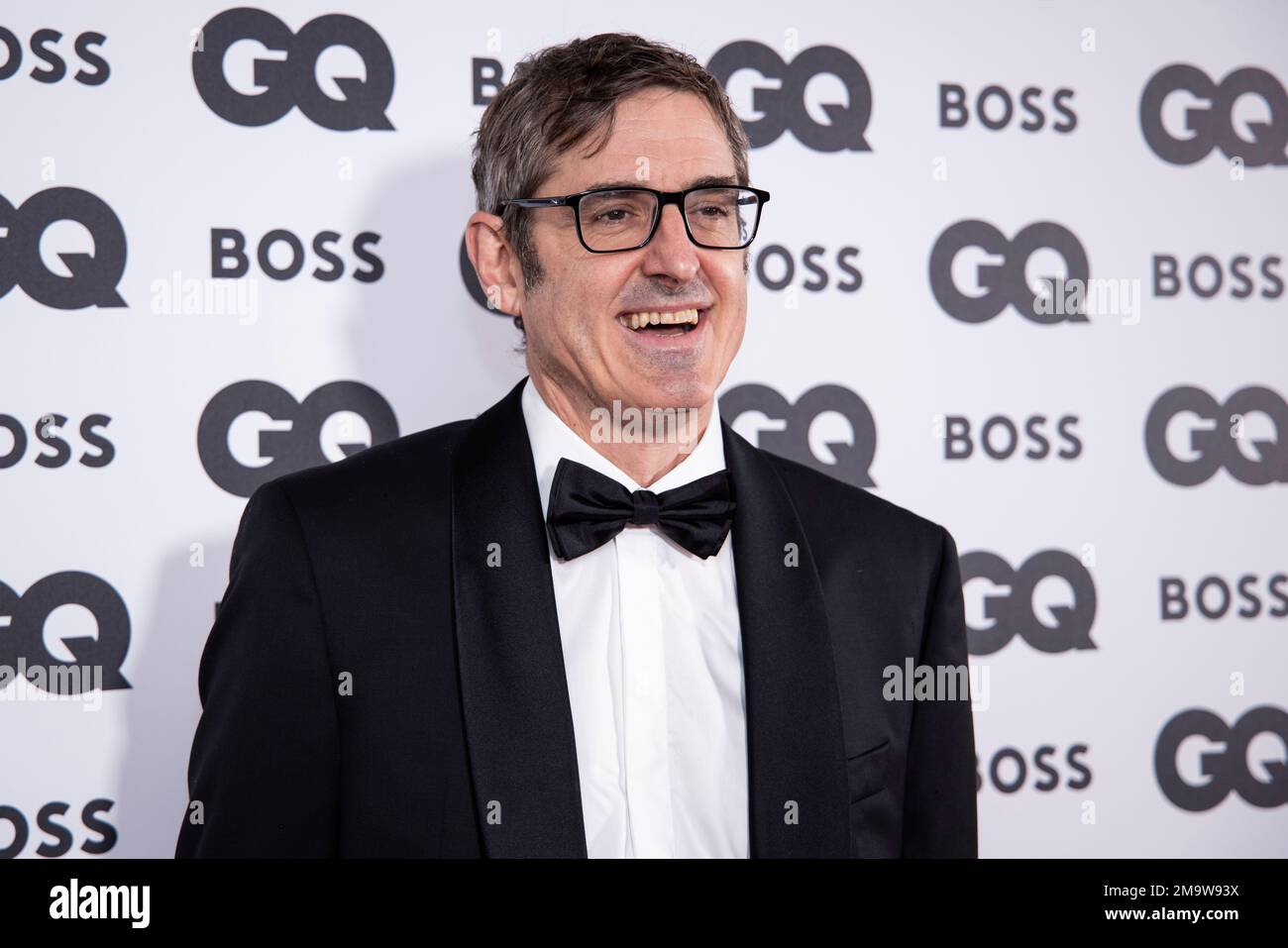 Louis Theroux poses for photographers upon arrival at the GQ Men of the ...