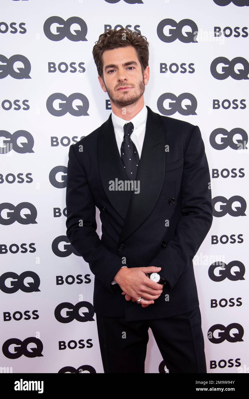 Andrew Garfield poses for photographers upon arrival at the GQ Men of ...