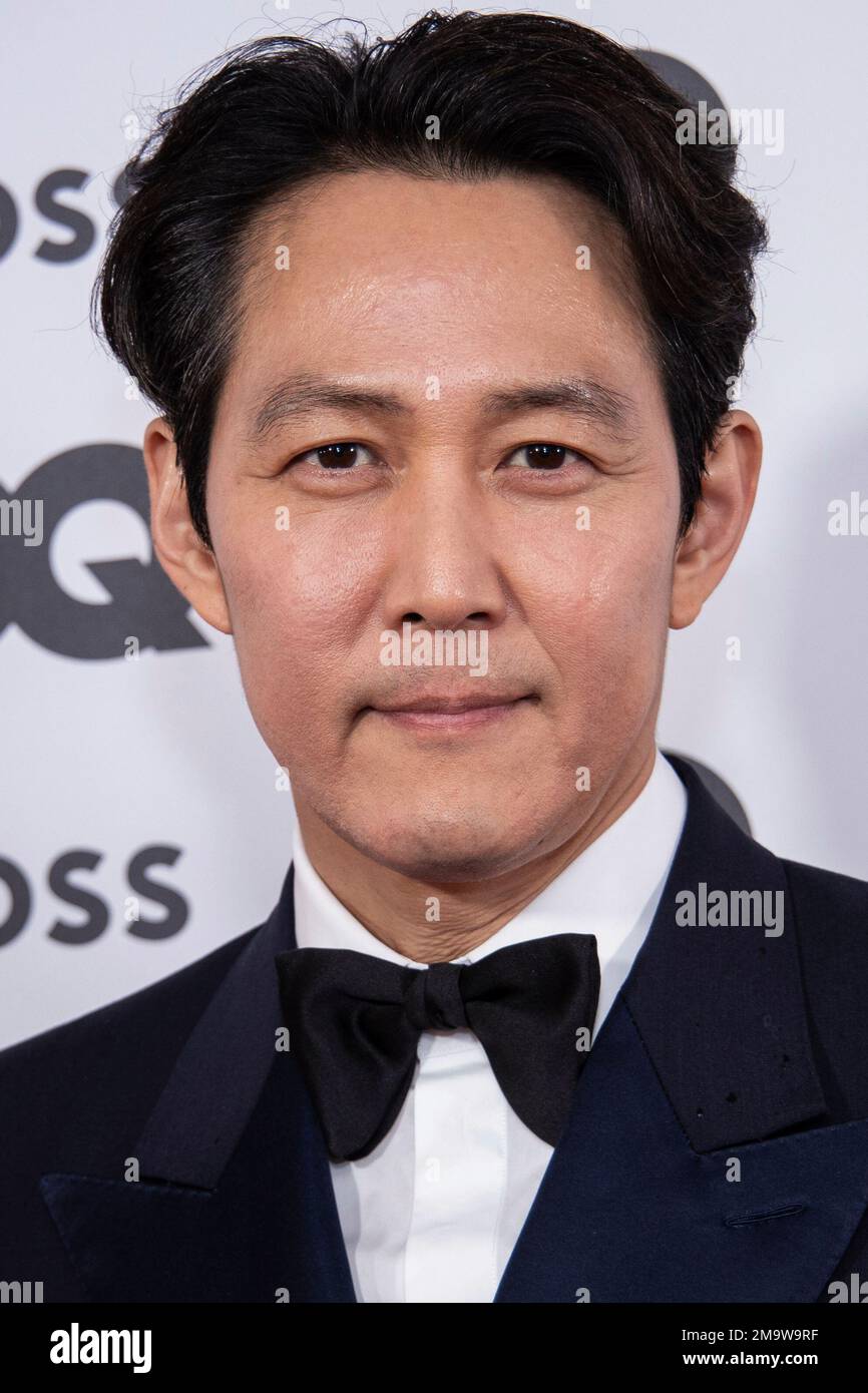 Lee Jung-jae poses for photographers upon arrival at the GQ Men of the ...