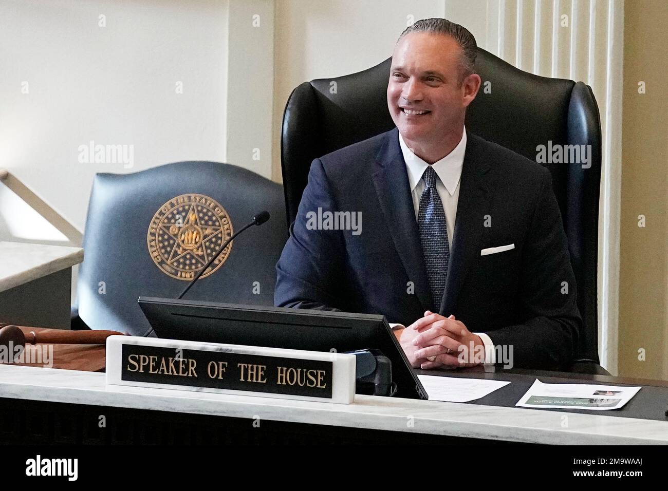 Oklahoma State Rep.-elect Charles McCall, Speaker of the House ...