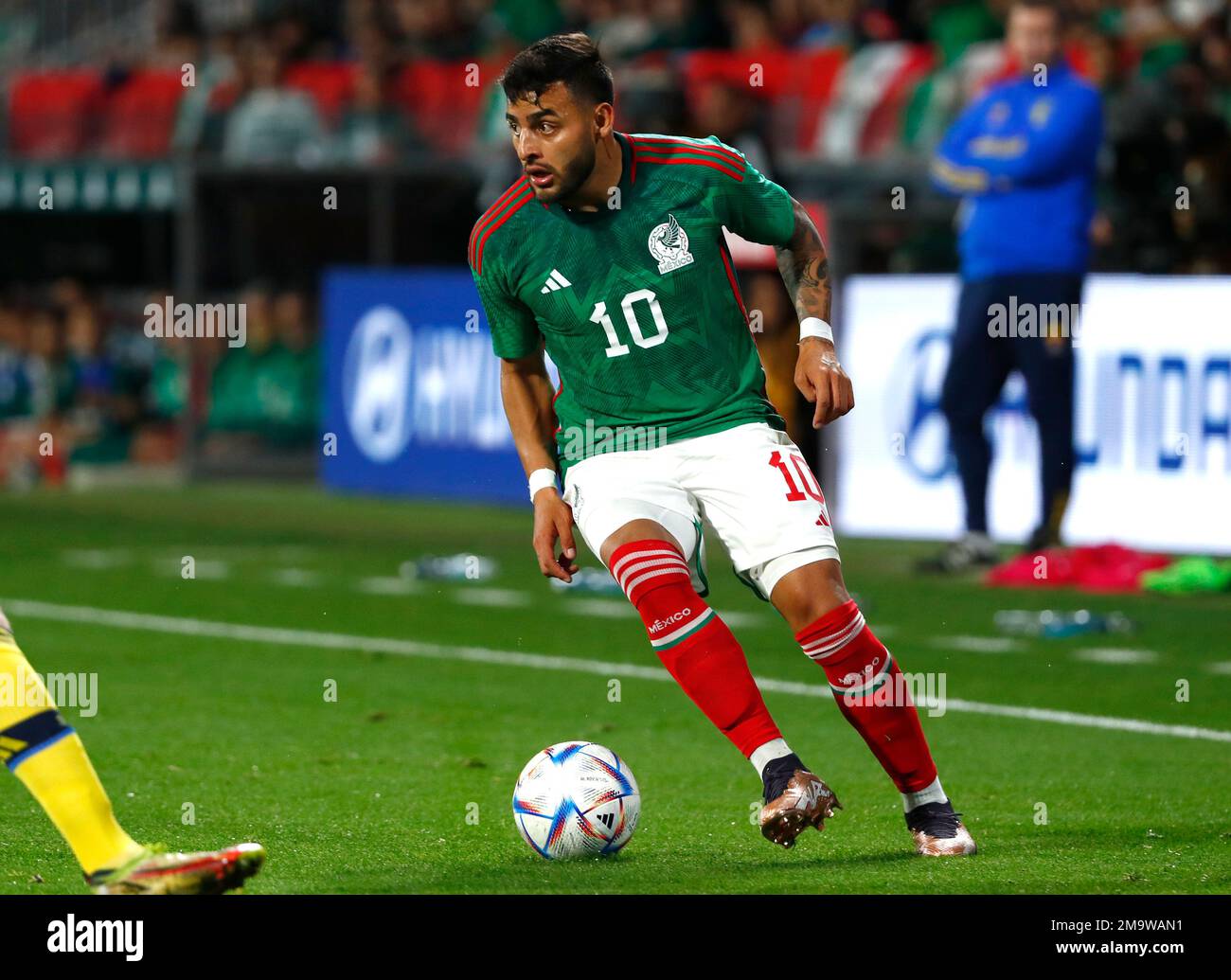 Mexico's Alexis Vega in action during the international friendly soccer ...