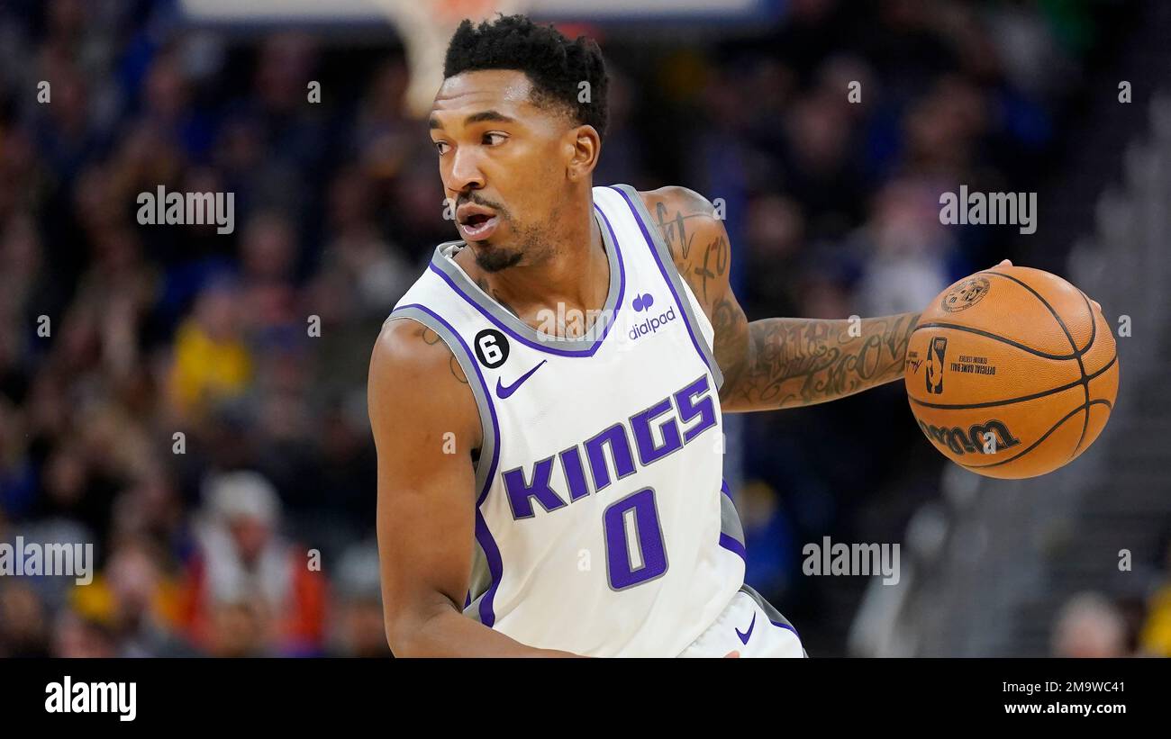 Sacramento Kings guard Malik Monk during an NBA basketball game against ...