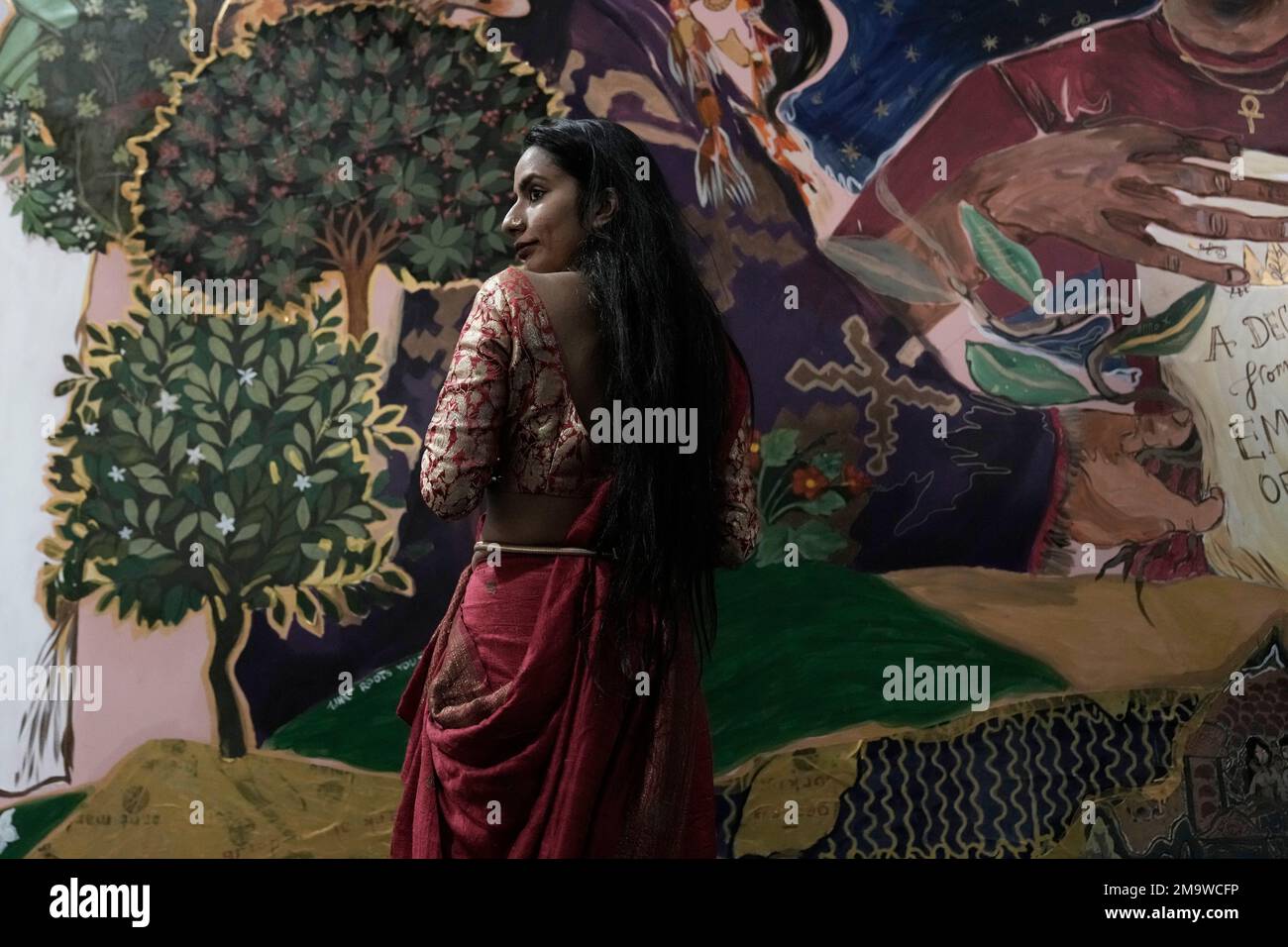 Indian artist and founder of Fearless Collective Shilo Shiv Suleman ...