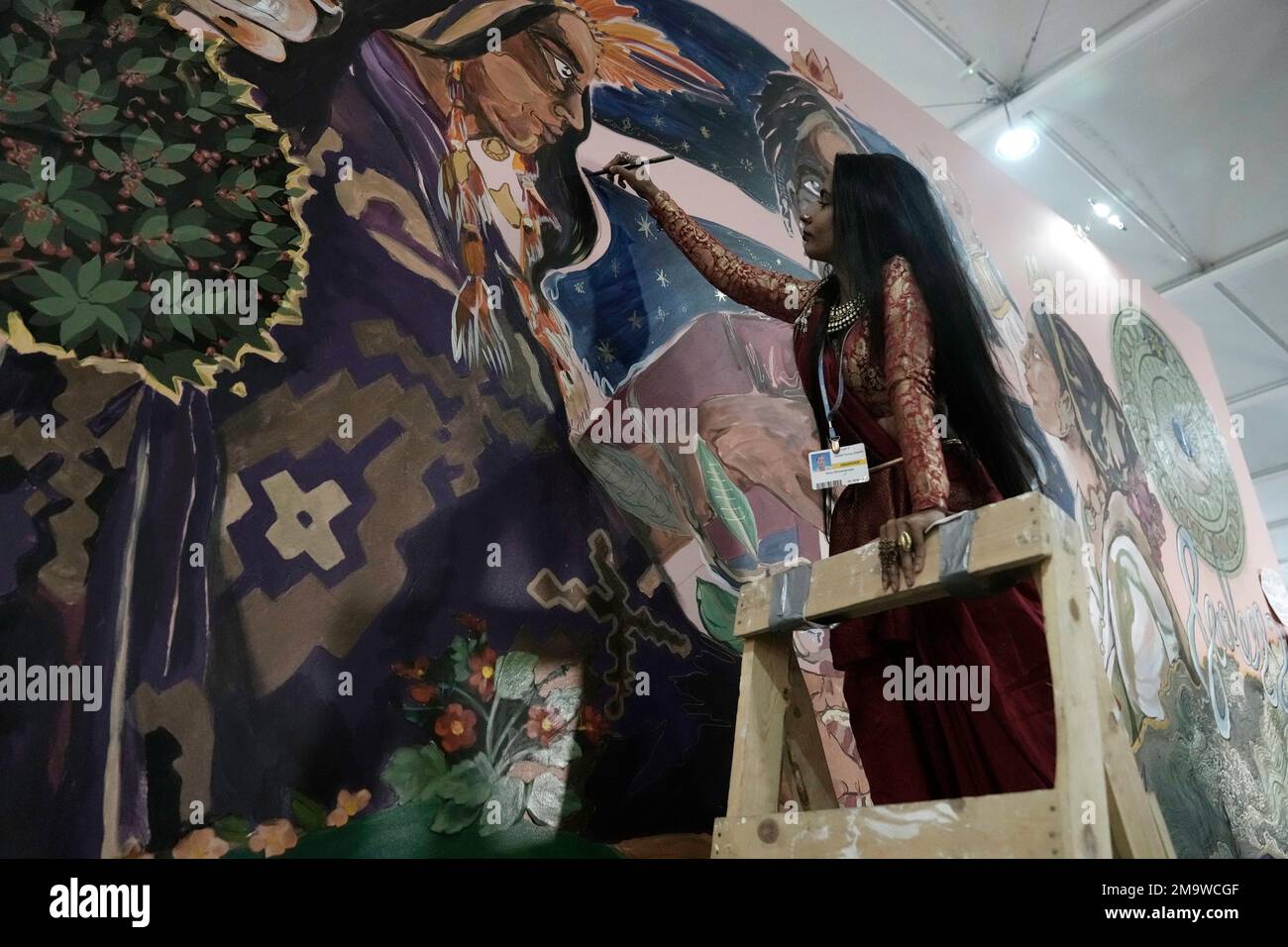 Indian artist and founder of Fearless Collective Shilo Shiv Suleman ...