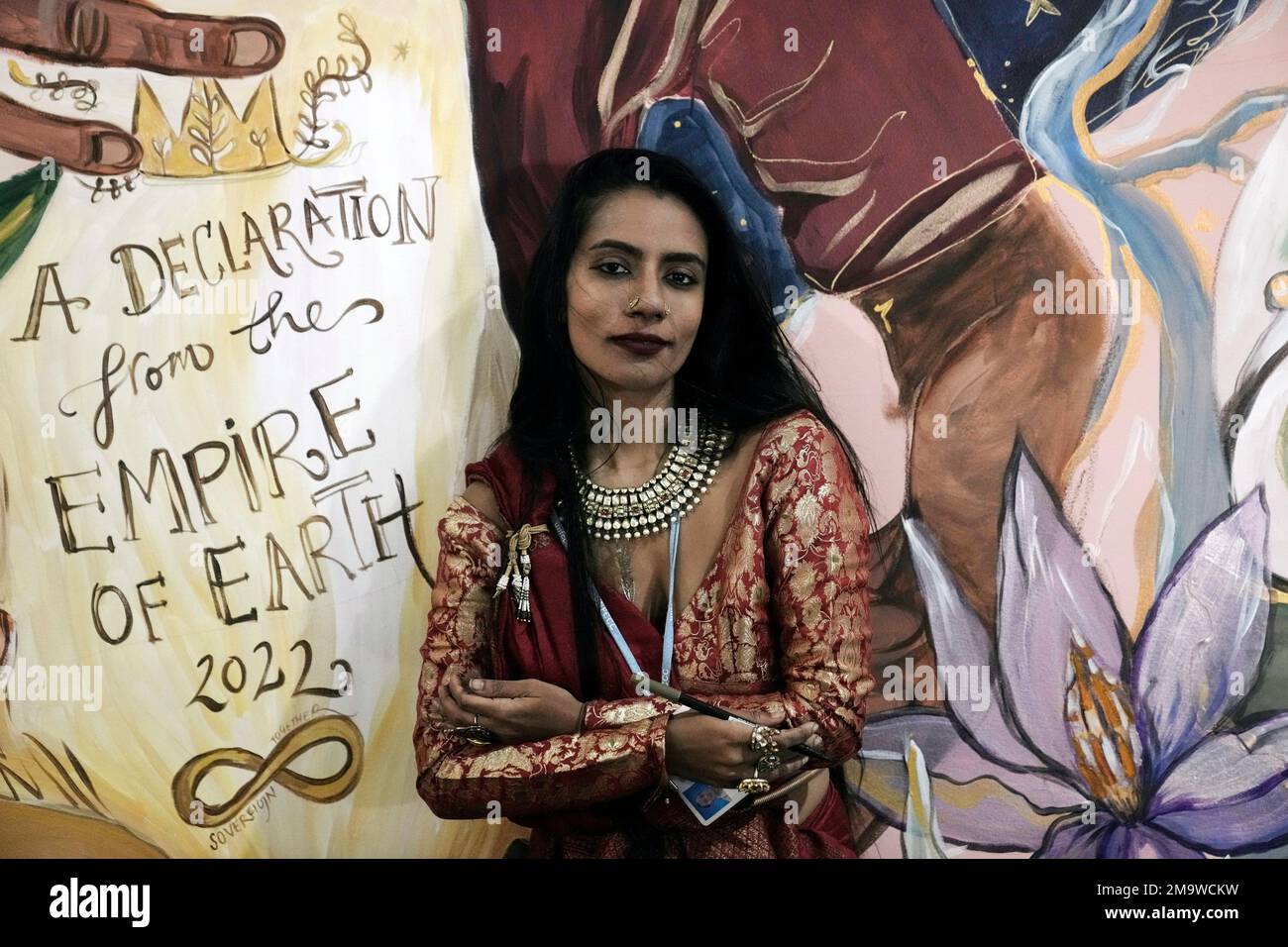 Indian artist and founder of Fearless Collective Shilo Shiv Suleman ...