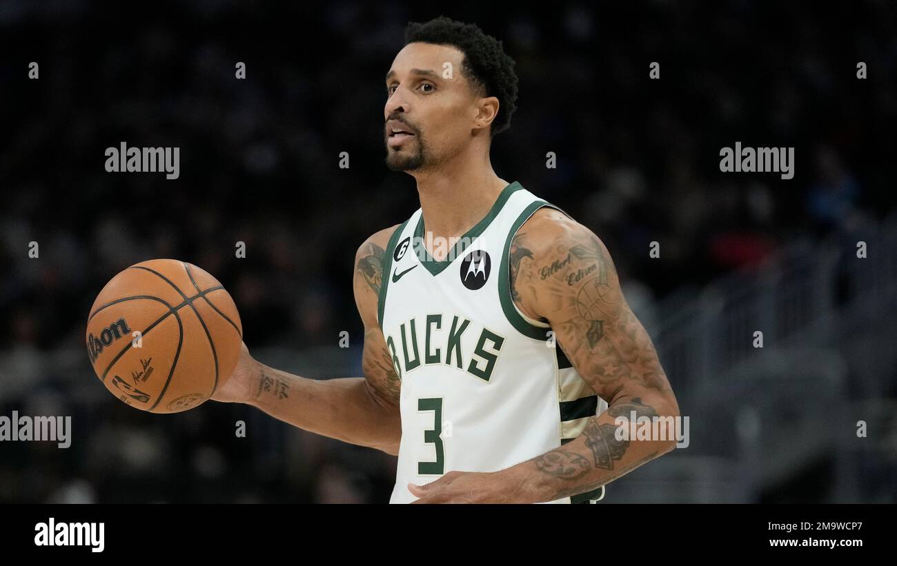 Milwaukee Bucks' George Hill during the second half of an NBA ...