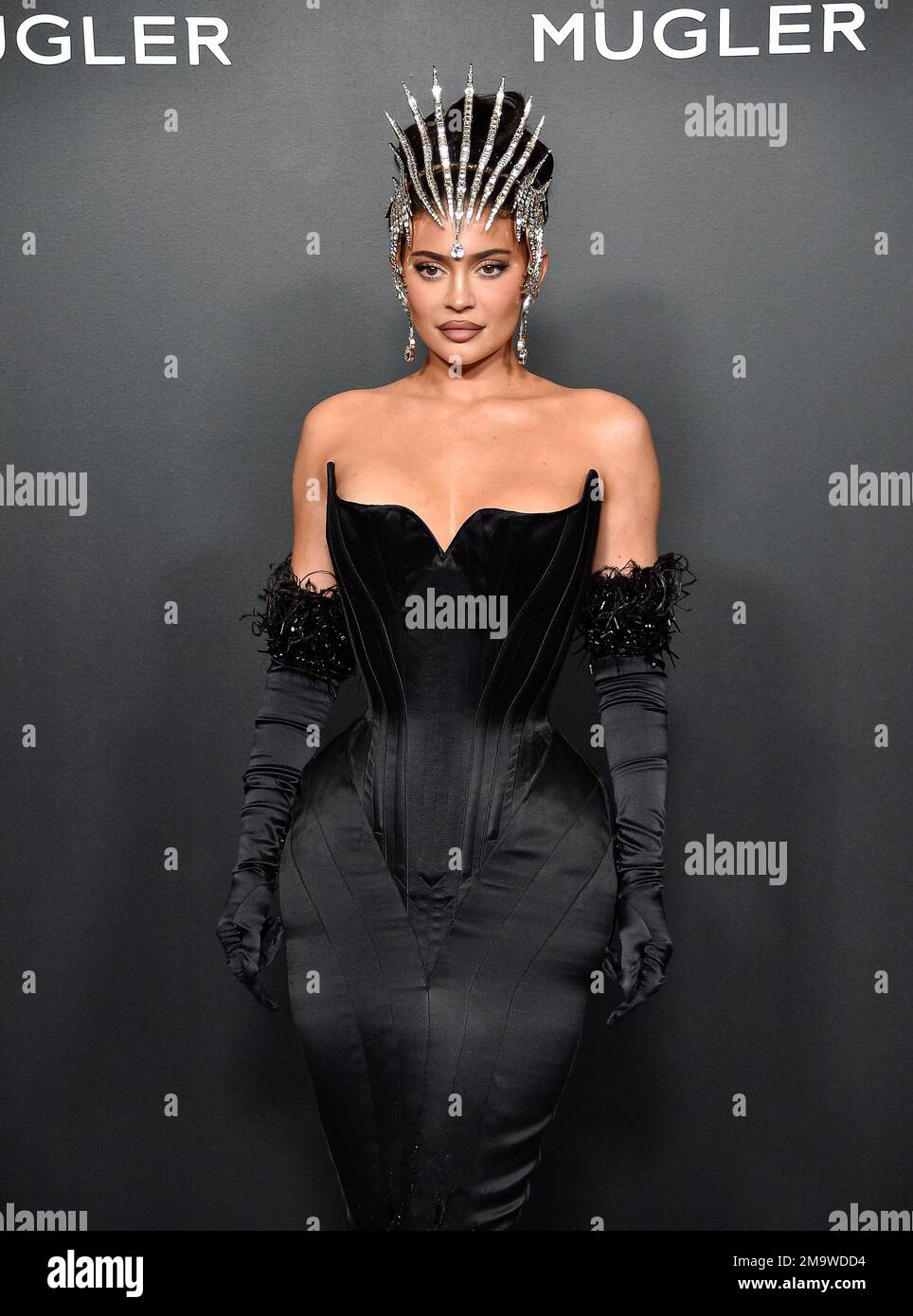 Kylie Jenner attends the "Thierry Mugler: Couturissime" Brooklyn Museum opening celebration on ...