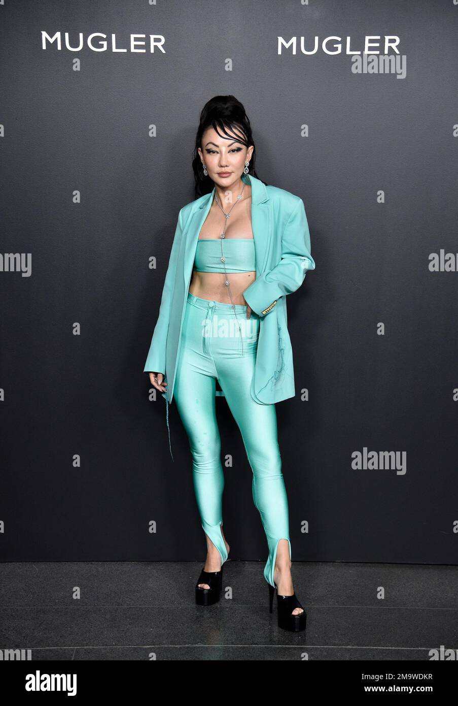 Jessica Wang attends the "Thierry Mugler: Couturissime" Brooklyn Museum ...