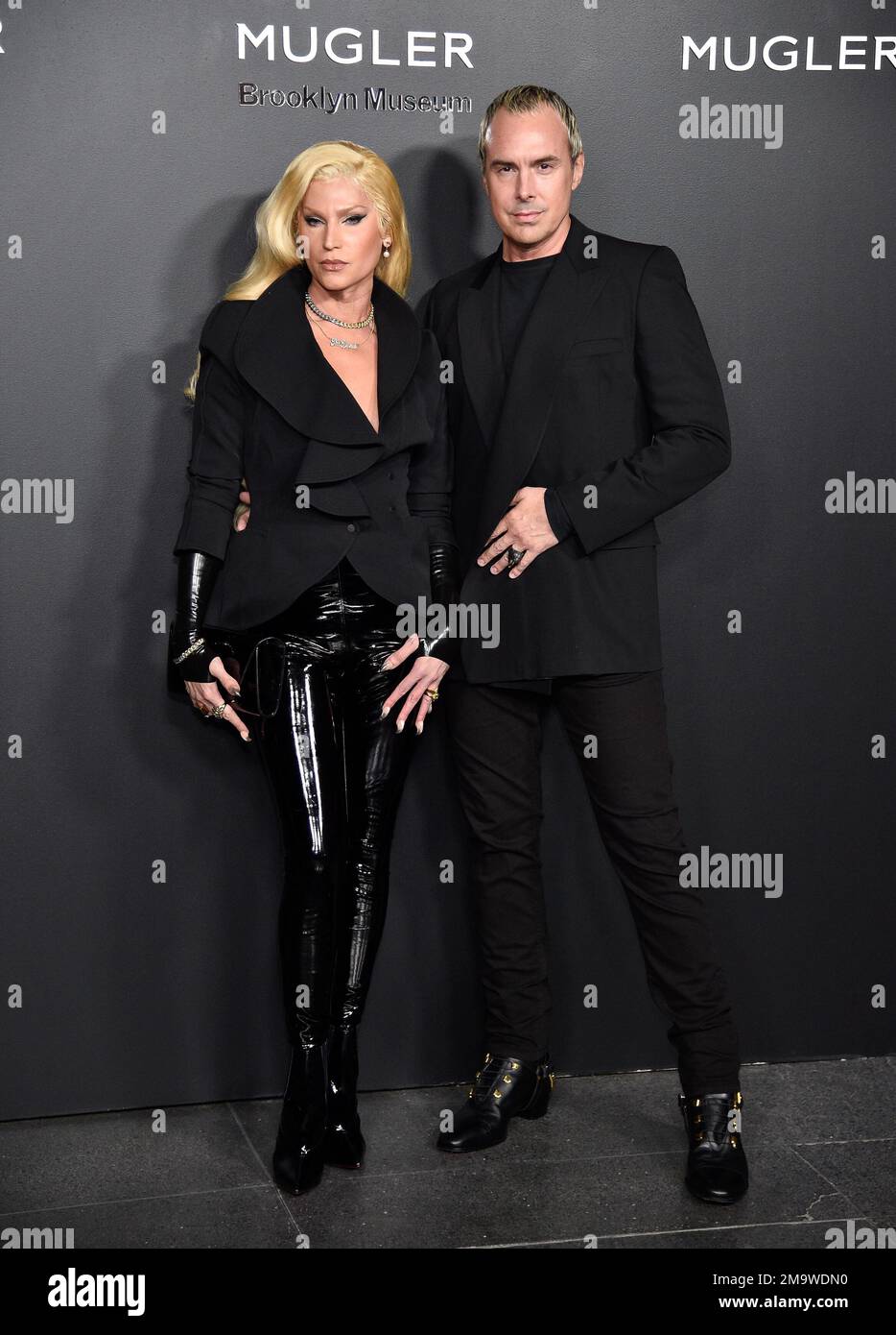 Phillipe Blond, left, and David Blond attend the "Thierry Mugler ...