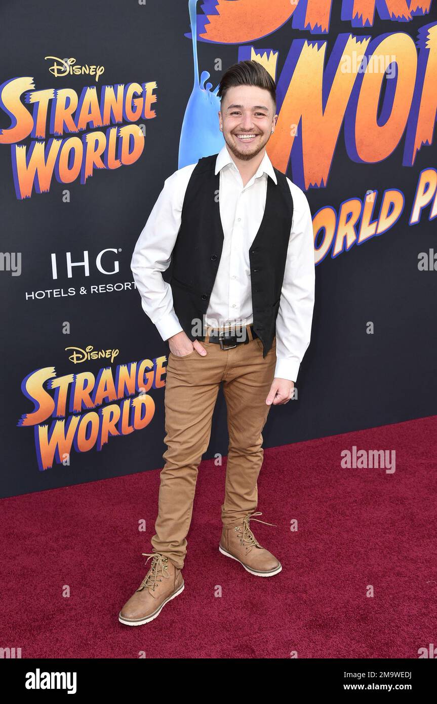 Kurt Tocci arrives at the world premiere of "Strange World" on Tuesday ...