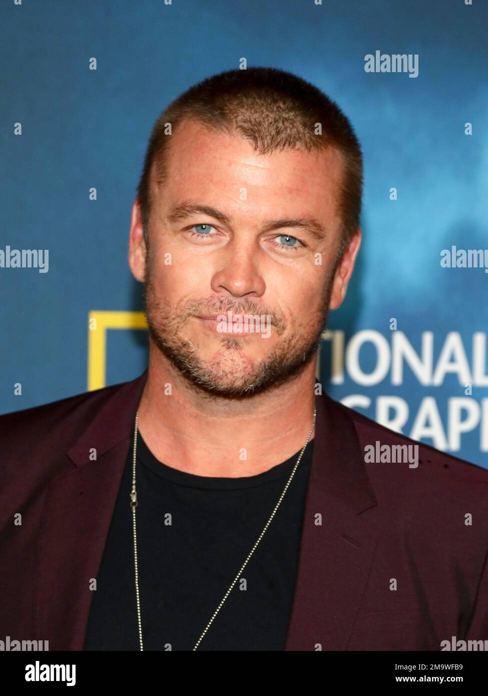 Actor Luke Hemsworth attends the premiere of National Geographic's ...